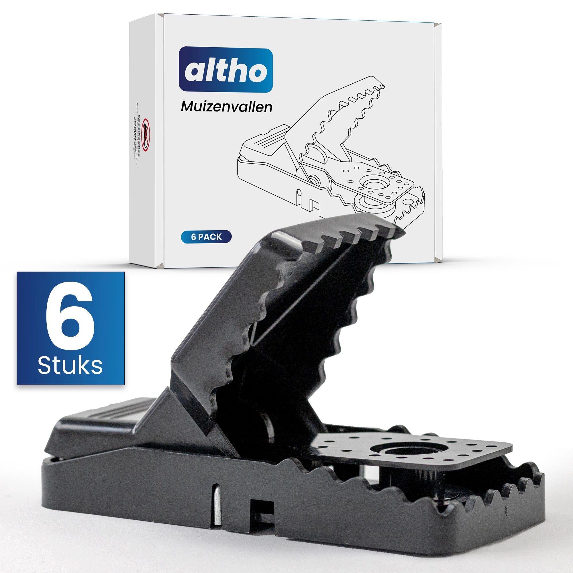 Altho Muizenval 6-Pack: Effectieve Muizenbestrijding – Altho Pest Control